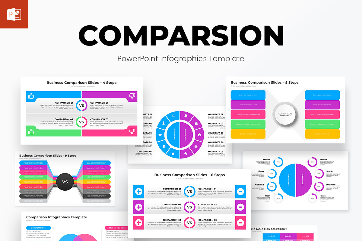 Comparison PowerPoint Presentation Template | Nulivo Market